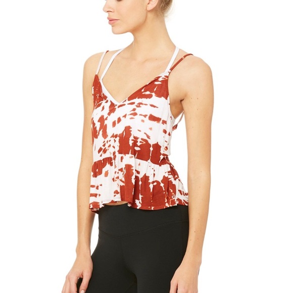 ALO Yoga | Tops | Alo Yoga Flutter Tie Dye Tank | Poshmark